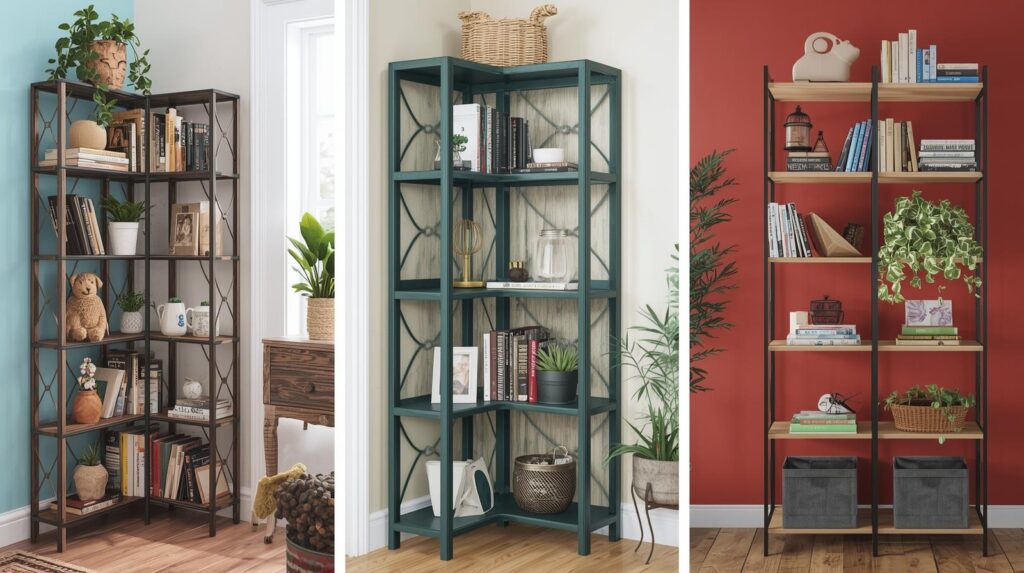 21 Unique Corner Bookshelf Inspirations for Every Home - Spacedecorist