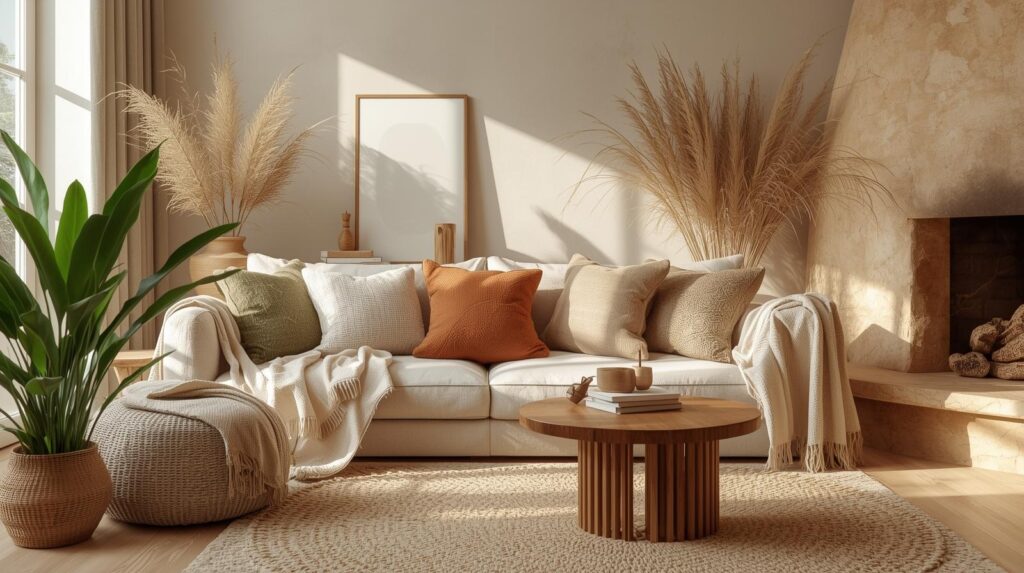 Natural & Cozy: 27 Earthy Living Room Ideas You’ll Love - Spacedecorist